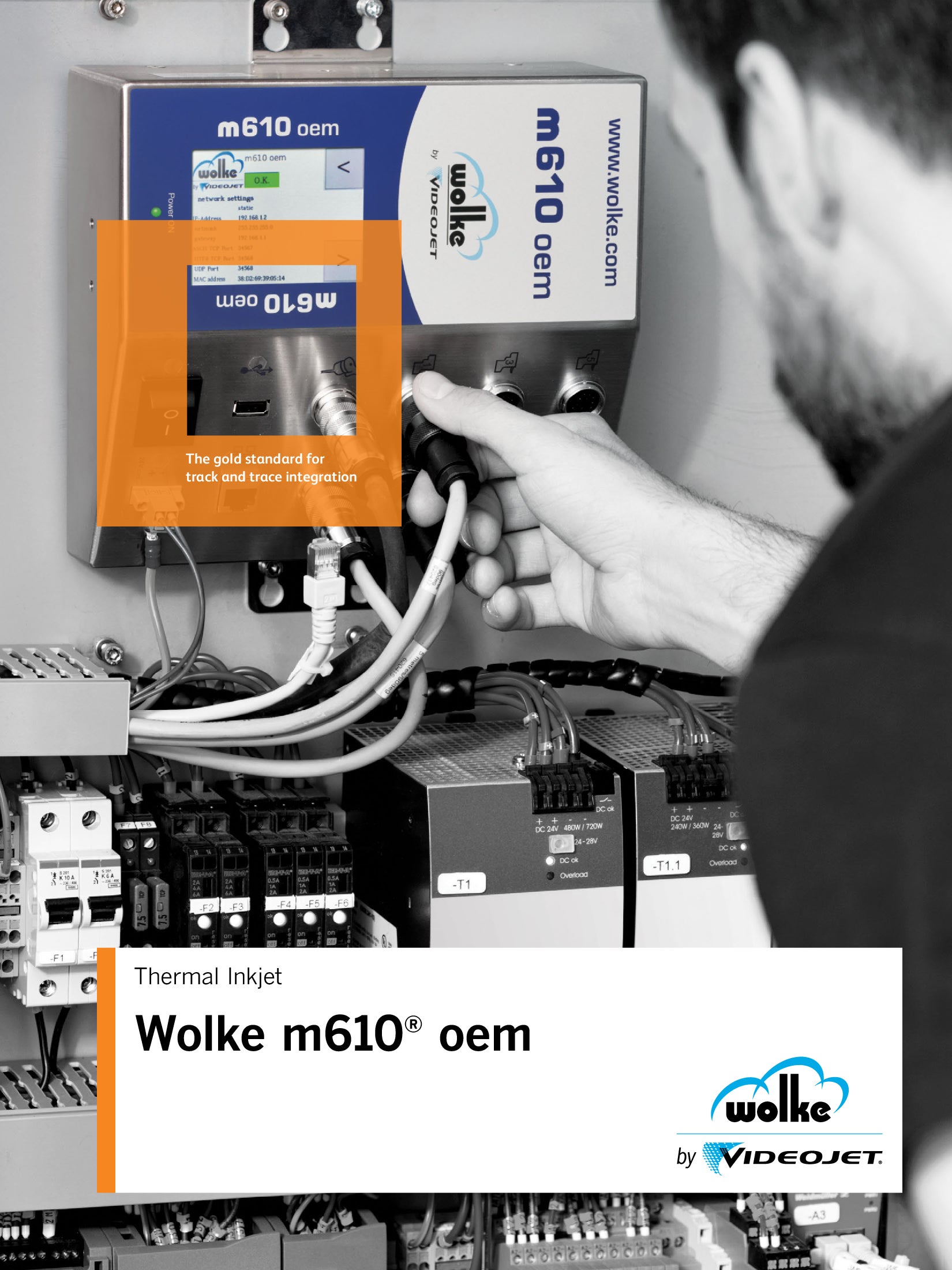 Wolke m610 oem Track & Trace Thermal Inkjet Printer (TIJ)